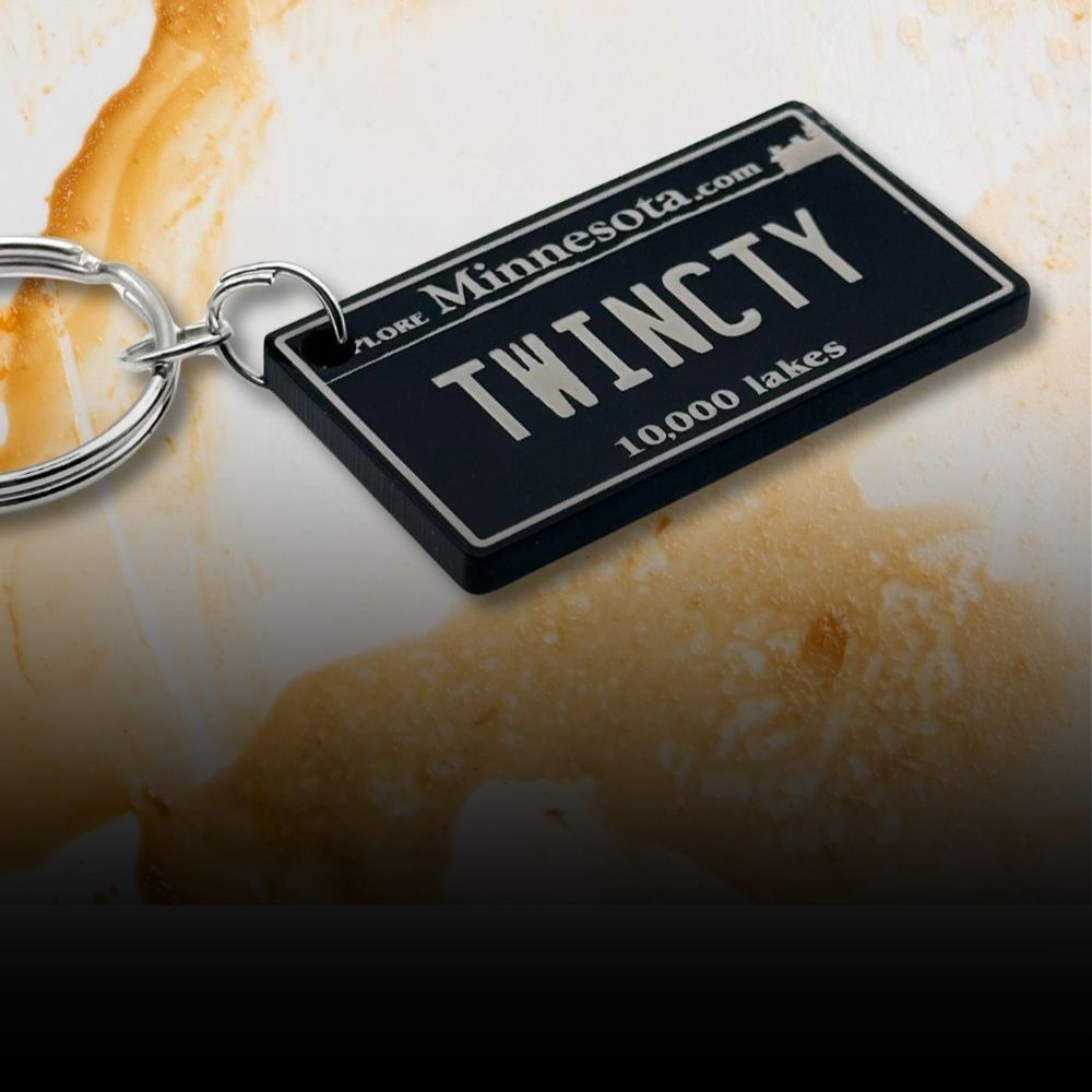 USA License Plate Keychain - Acrylic – Harkak Creative